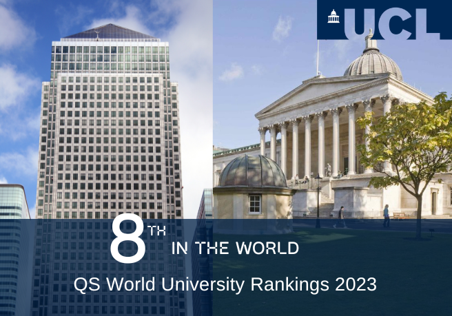 UCL ranked eighth best university in the world in QS World Rankings ...